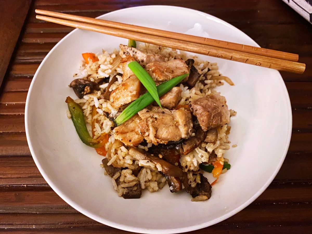 Quick Pork & Rice Stir Fry – Cooking with Merci